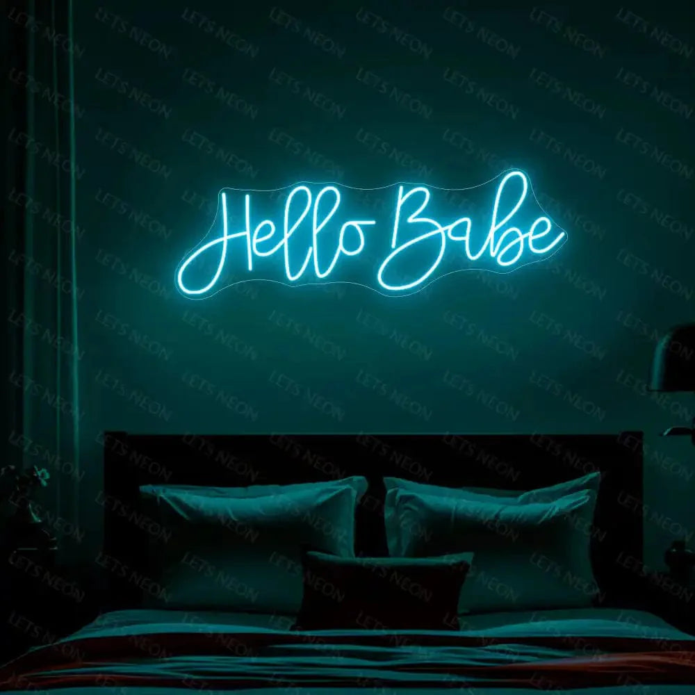 Hello Babe Neon sign – Lets Neon