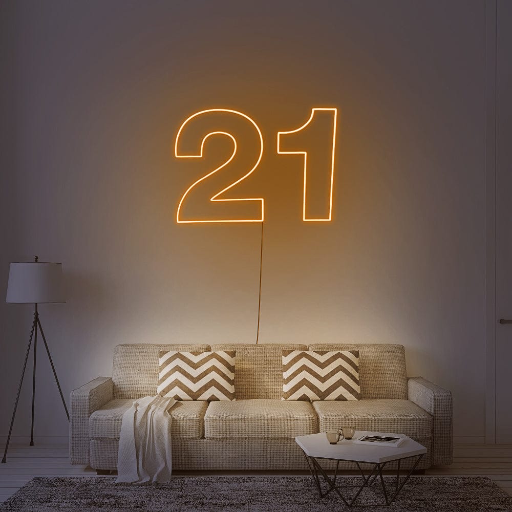 21 Neon sign – Lets Neon