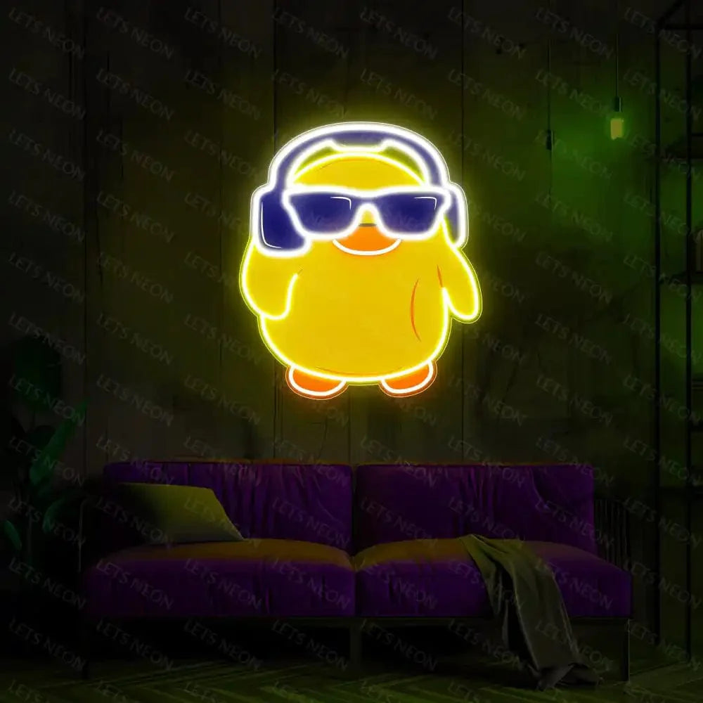 Chill Duck UV Neon Sign – Lets Neon