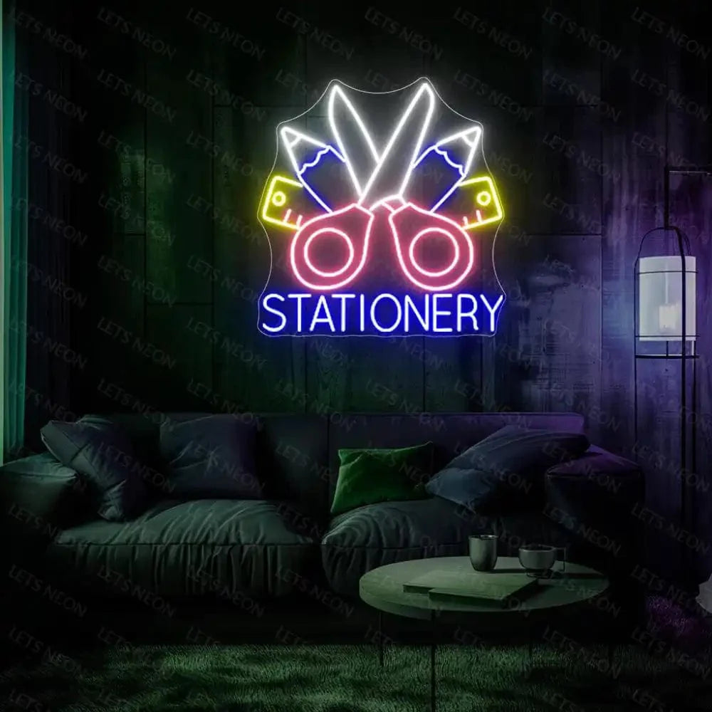 Stationery Neon Sign – Lets Neon